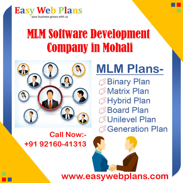 No.1 Best MLM Software Development Company in Mohali No.1 Best MLM Software Development Company in Mohali